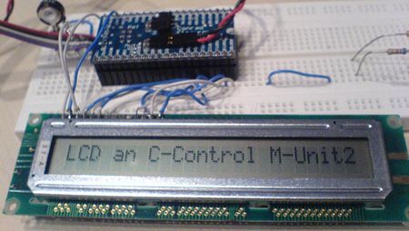 LCD an C-Control M-Unit 2 – RN-Wissen.de